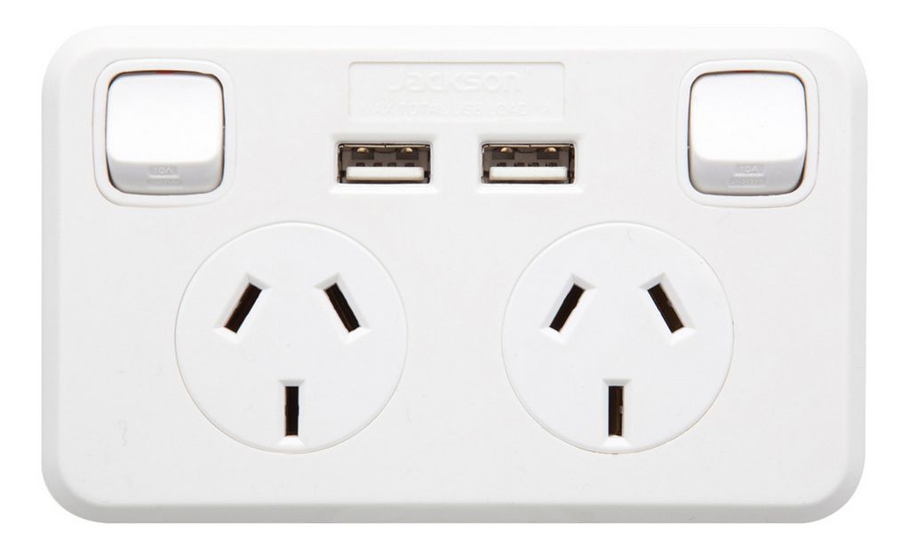 PT9822 2 Outlet Gpo Power Point With 2X Usb, Power 240Vac | Wagner ...